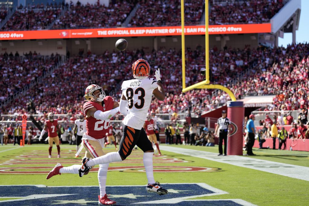 Report: 49ers named potential suitor for WR Tyler Boyd
