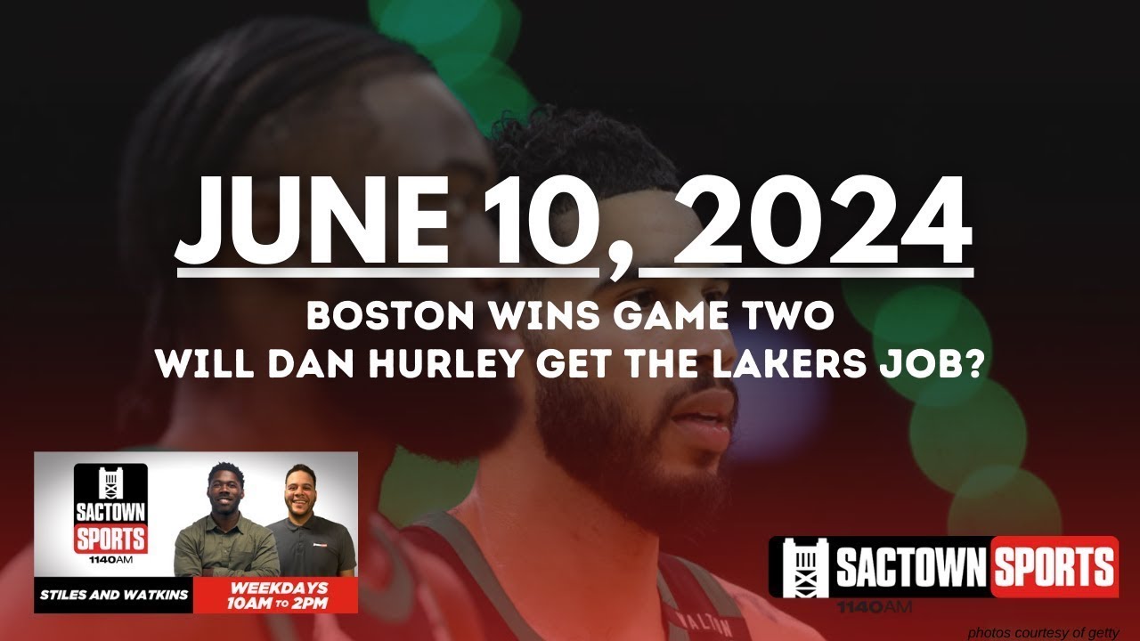 Video: Boston Takes A 2-0 Lead in the NBA Finals | Stiles & Watkins ...