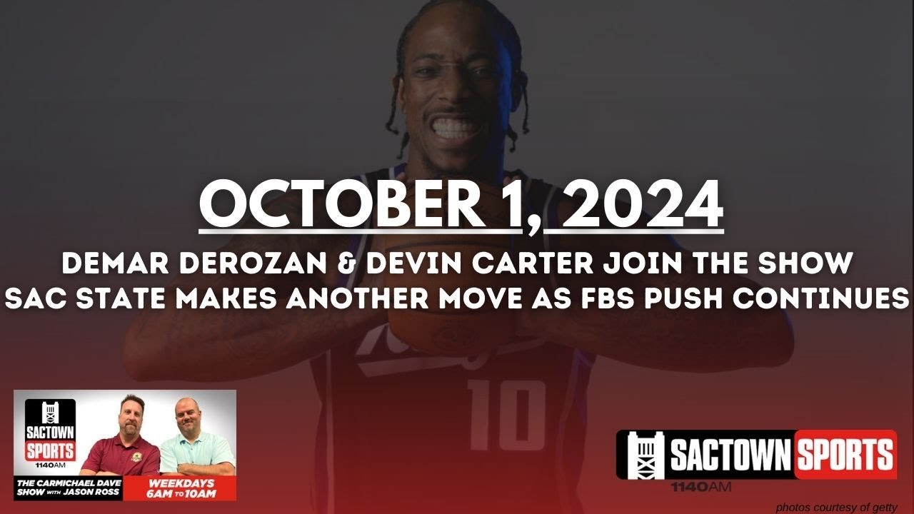 Video: DeMar DeRozan joins the show 👑 | The Carmichael Dave Show with ...